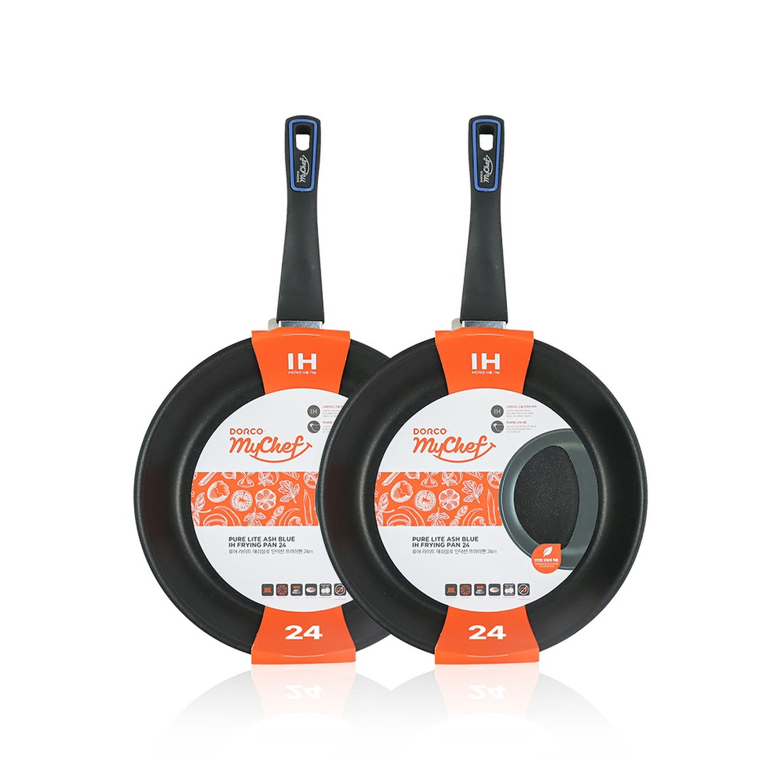 도루코 퓨어 라이트 애쉬블루 IH 인덕션 프라이팬 24cm 1+1, 믿고 사는 즐거움 SSG.COM