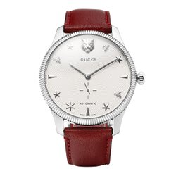 GUCCI 구찌 YA126346 G-Timeless G-타임리스 남성 오토매틱 가죽시계 40mm, 믿고 사는 즐거움 SSG.COM