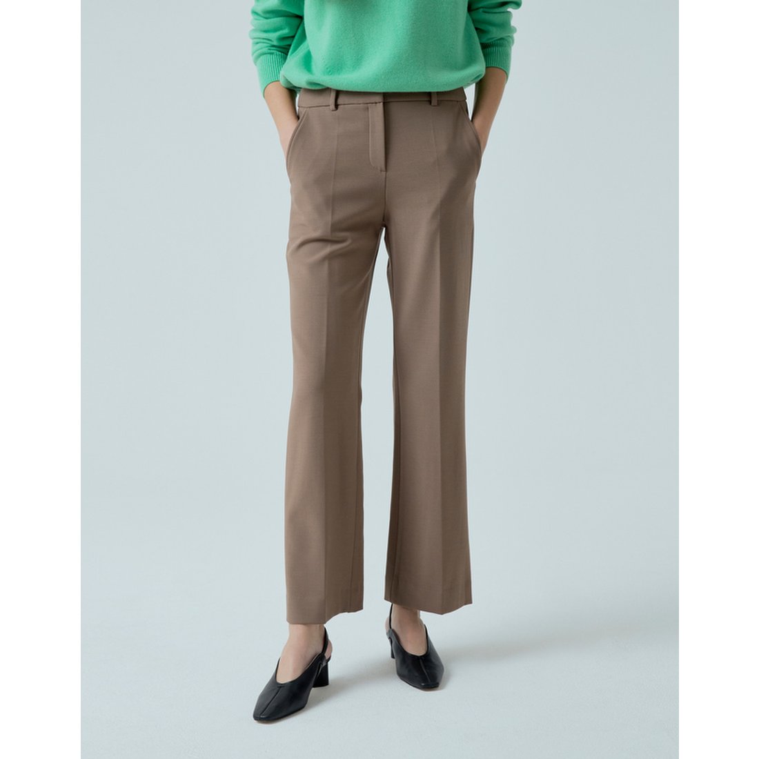 [22FW] [LF몰단독][CITY ESSENTIAL] 기모 베이지 스트레치 부츠컷 슬랙스 HSPA2D782I3, 믿고 사는 즐거움 SSG.COM