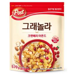 포스트 그래놀라 크랜베리아몬드570g - SSG.COM