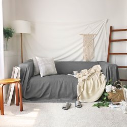 베이직 그레이 패브릭 소파커버 (2size) - SSG.COM