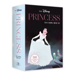 디즈니 프린세스 탄생 80주년 기념 엽서북 100 - SSG.COM