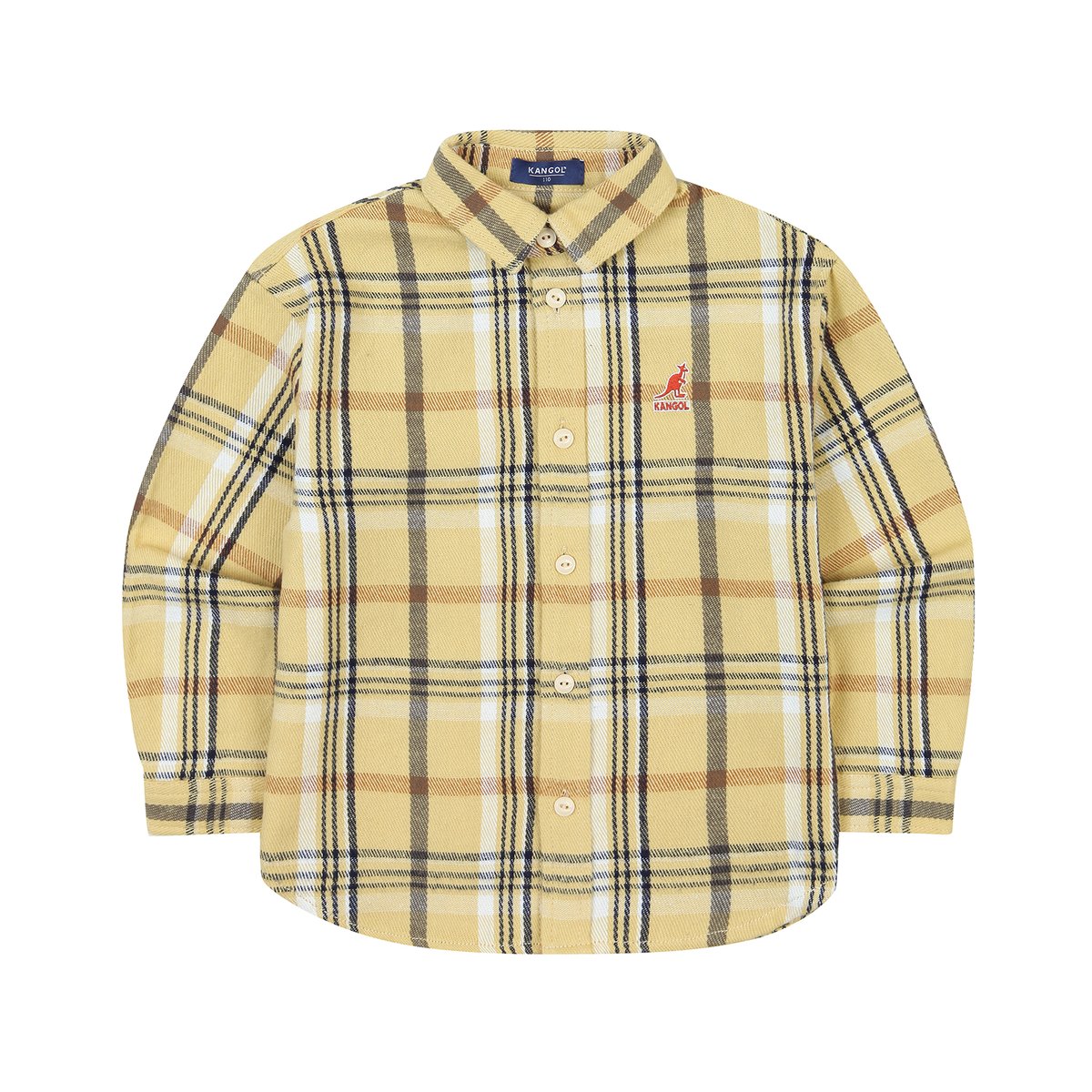 플란넬 체크 셔츠 ND 0002 라이트 베이지 - SSG.COM