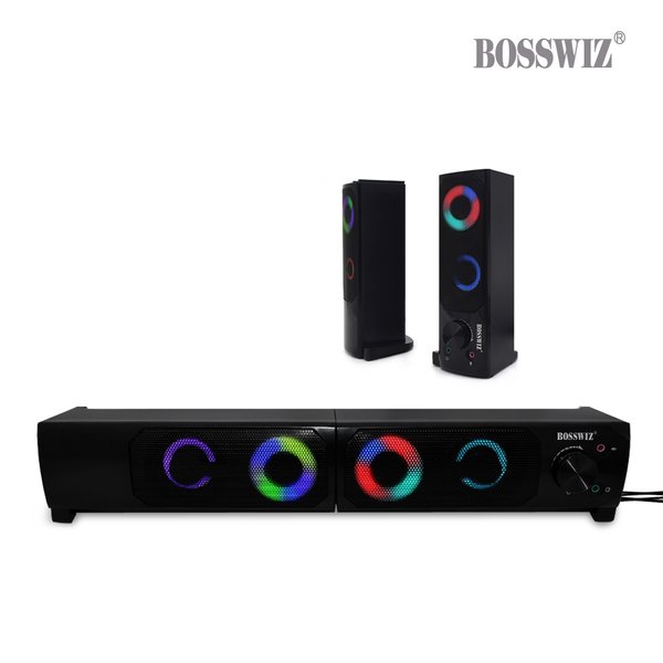 . BOSSWIZ LED 분리형 사운드 바스피커 SP-335 - SSG.COM