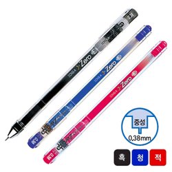 동아 3-ZERO 중성볼펜 0.38mm 흑색 - SSG.COM