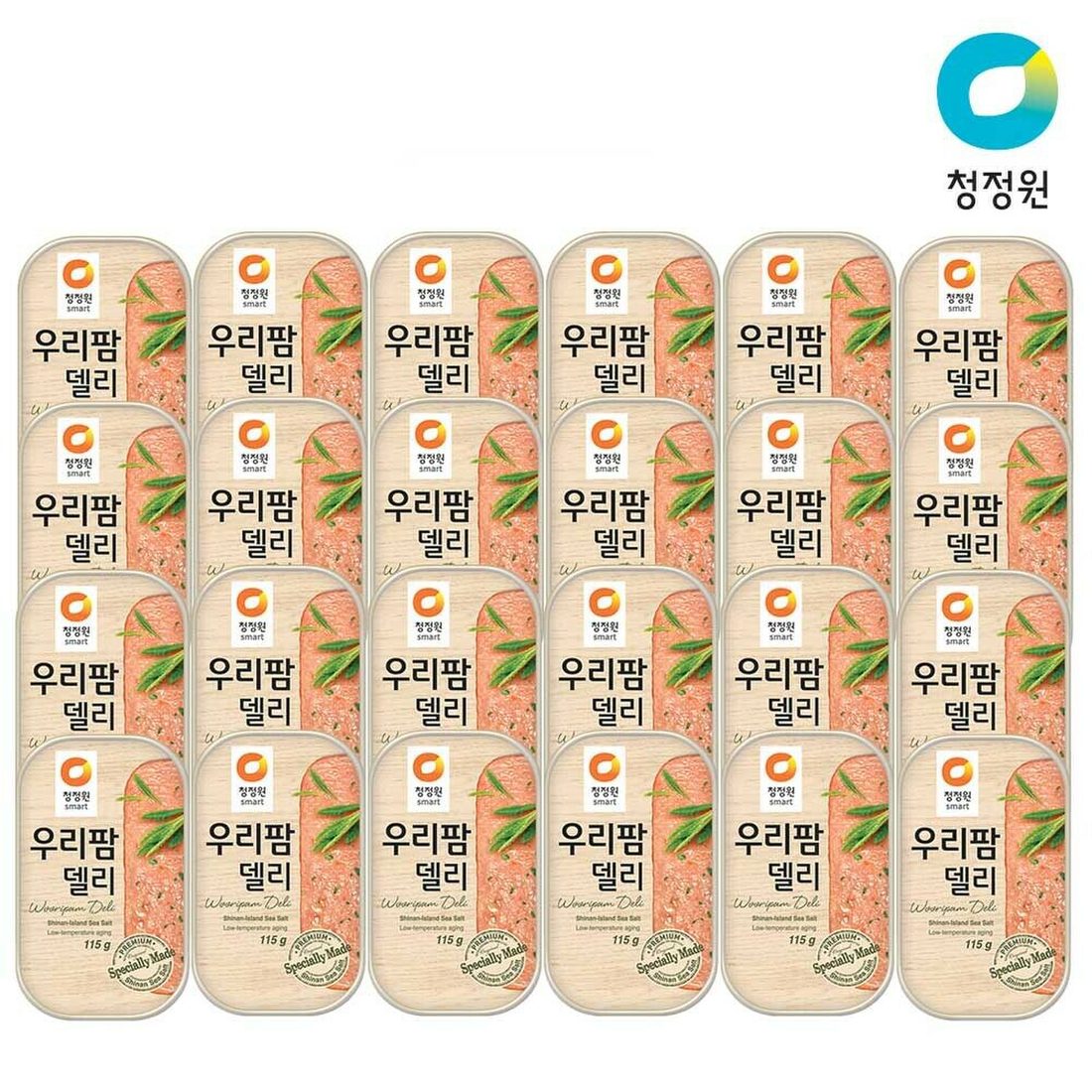 청정원 우리팜 델리 햄통조림 115g 24개, 믿고 사는 즐거움 SSG.COM