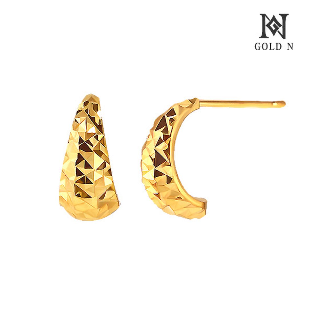 골드앤 순금 24K 와일드 컷팅 귀걸이 소, 믿고 사는 즐거움 SSG.COM