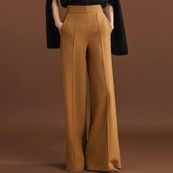 [딘트] P9065 핀턱 와이드 울 슬랙스/브라운 - SSG.COM