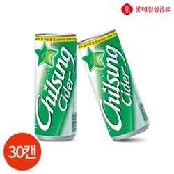 롯데 칠성사이다 업소용 245ml x 30캔 - SSG.COM
