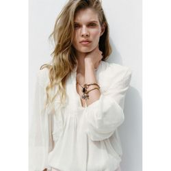 ZARA 자라 우먼 레이스 러플 블라우스 5029/052/712 340490 - SSG.COM