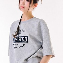 [CHASECULT] (여) DBRG5873C0B 아치형 그래픽 5부 티셔츠_gr - SSG.COM