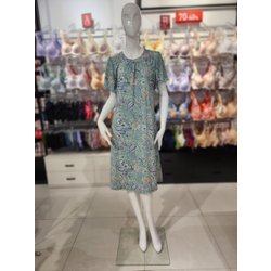 [시흥점] S와코루) 폴리스판 페이즐리패턴 여성 홈웨어 원피스 WGN842W-GR - SSG.COM