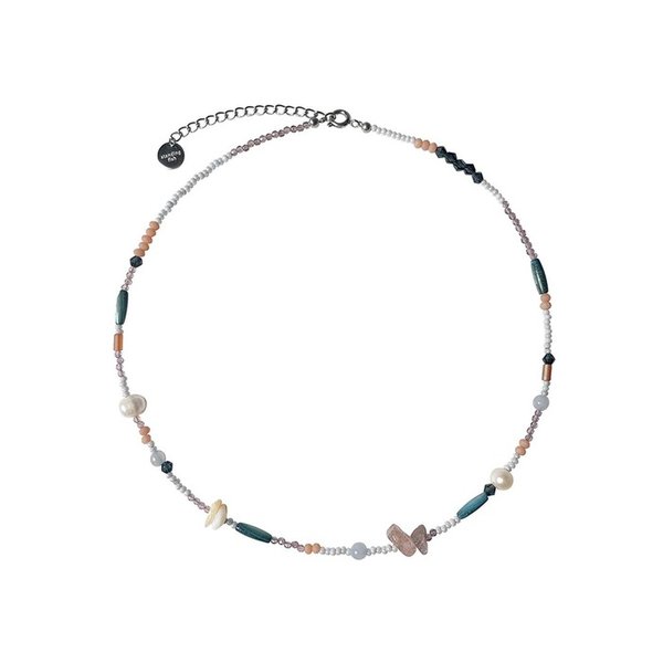 coral jewel necklace G1 - SSG.COM