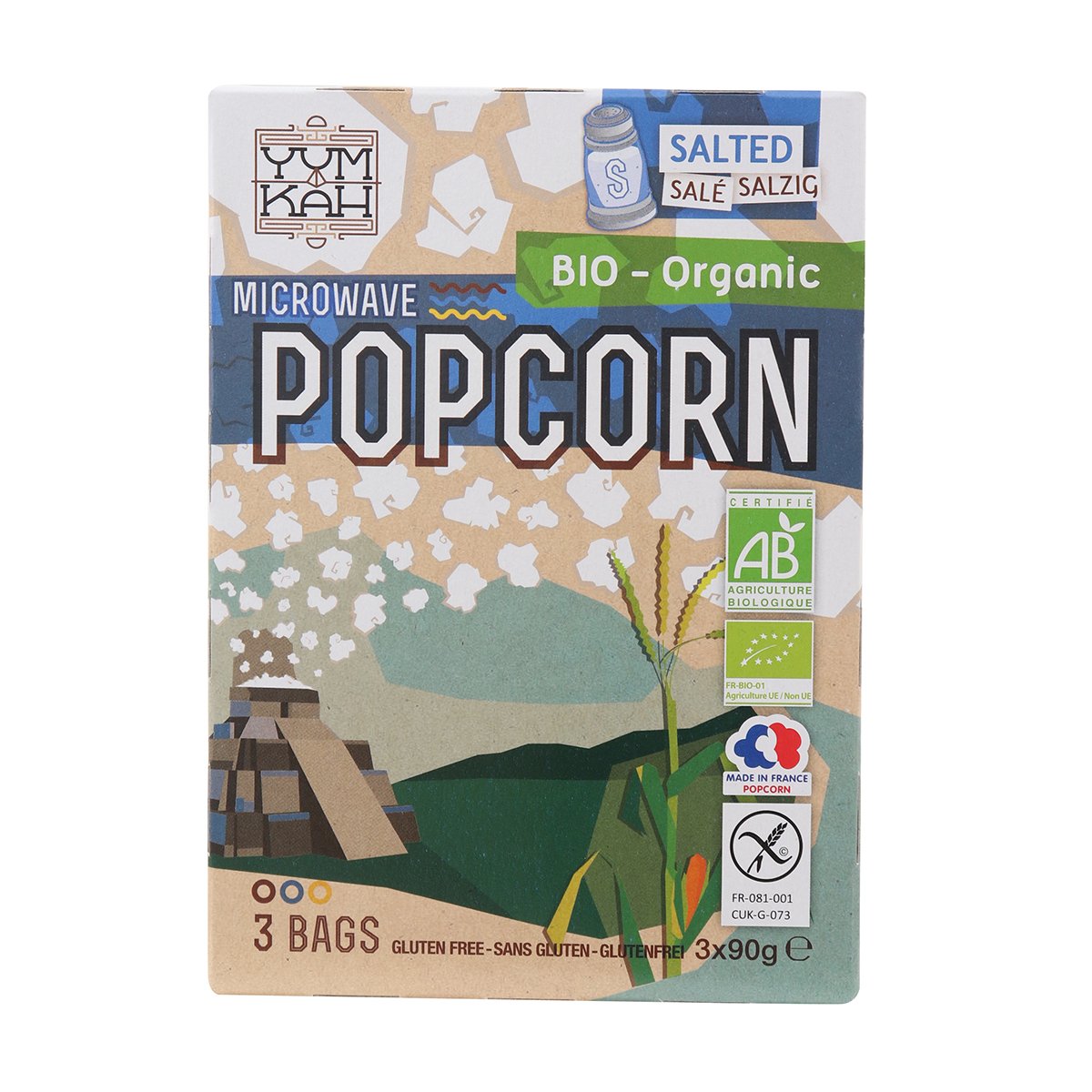 전자레인지용 유기농 팝콘 (솔티드) 270g - SSG.COM