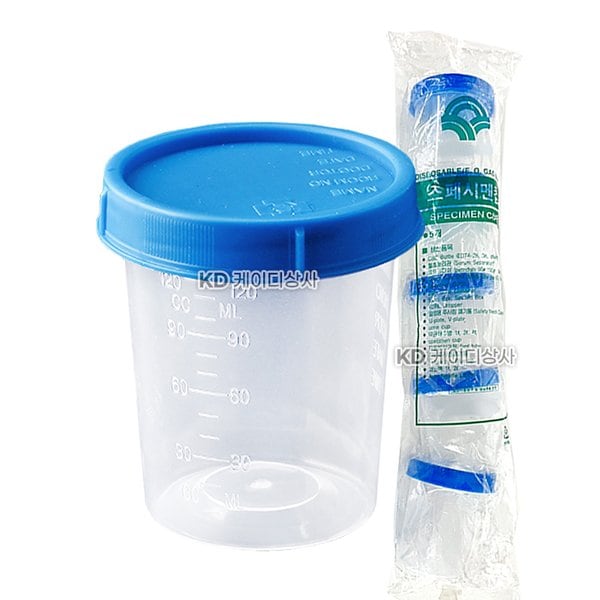 멸균 스페시멘컵 120ml 소변컵 5개입 10팩 50개 개별포장 specimen cup 유린컵 - SSG.COM