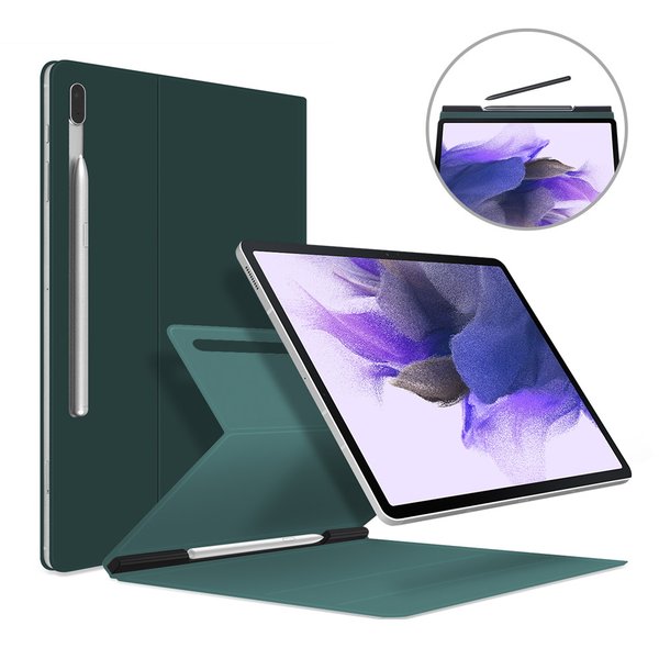 갤럭시탭S7 FE 케이스 S펜수납 북커버+필름 T733 T735-비스비 - SSG.COM