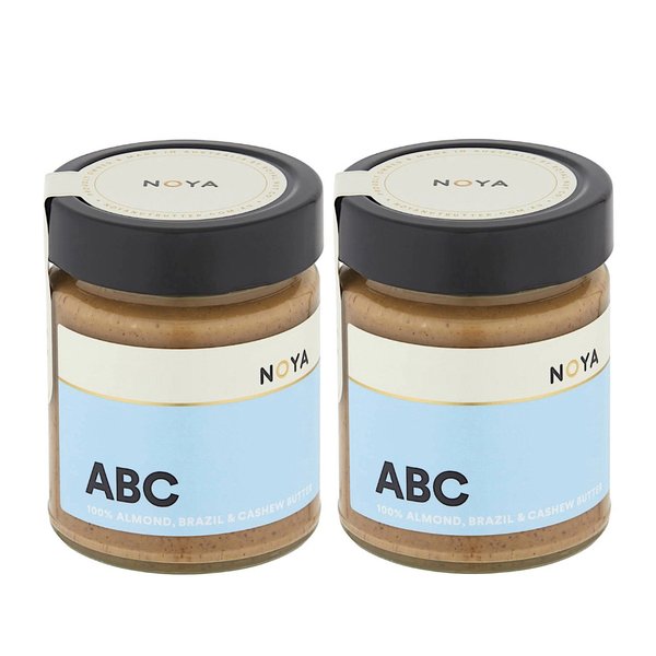 노야 ABC 아몬드 브라질 캐슈넛 버터 Noya Almond Brazil & Cashew Nut Butter 250g 2개 ...