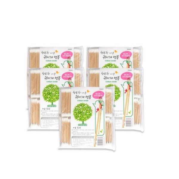 행복한나무 귀이개 면봉 400P 5개 - SSG.COM