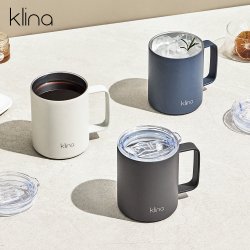 클리나 이지머그 보온 보냉 스텐 손잡이 빨대 텀블러 415ml - SSG.COM