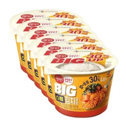 CJ제일제당 BIG 컵반 스팸김치덮밥 328g x 6개 - SSG.COM