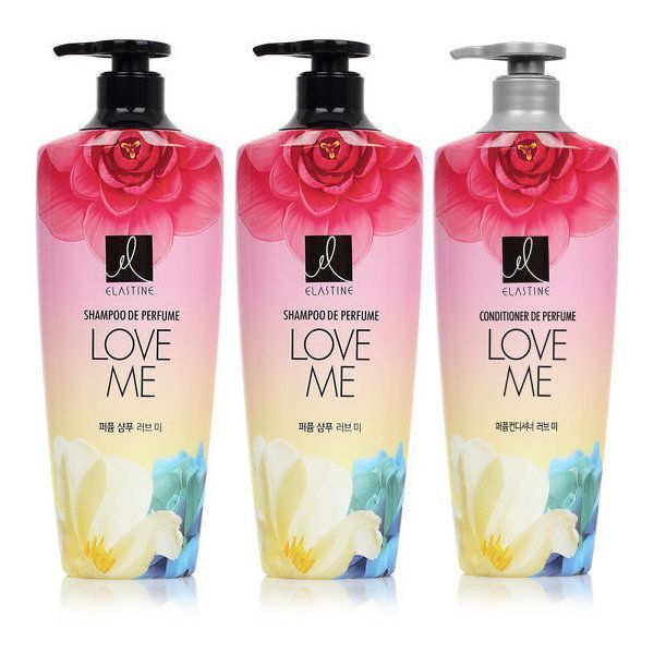 엘라스틴 퍼퓸 러브미 샴푸 600ml 2개+컨디셔너 600ml - SSG.COM