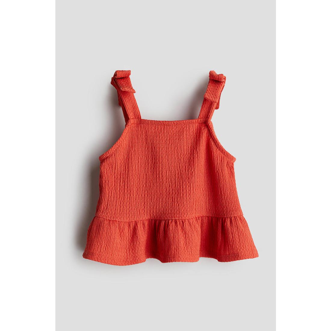 리본 디테일 페플럼 탑 테라코타 1241766004, 믿고 사는 즐거움 SSG.COM