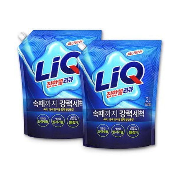 리큐 진한겔 오리지널 세탁세제 드럼용 리필 2L 2SET_(1307169) - SSG.COM