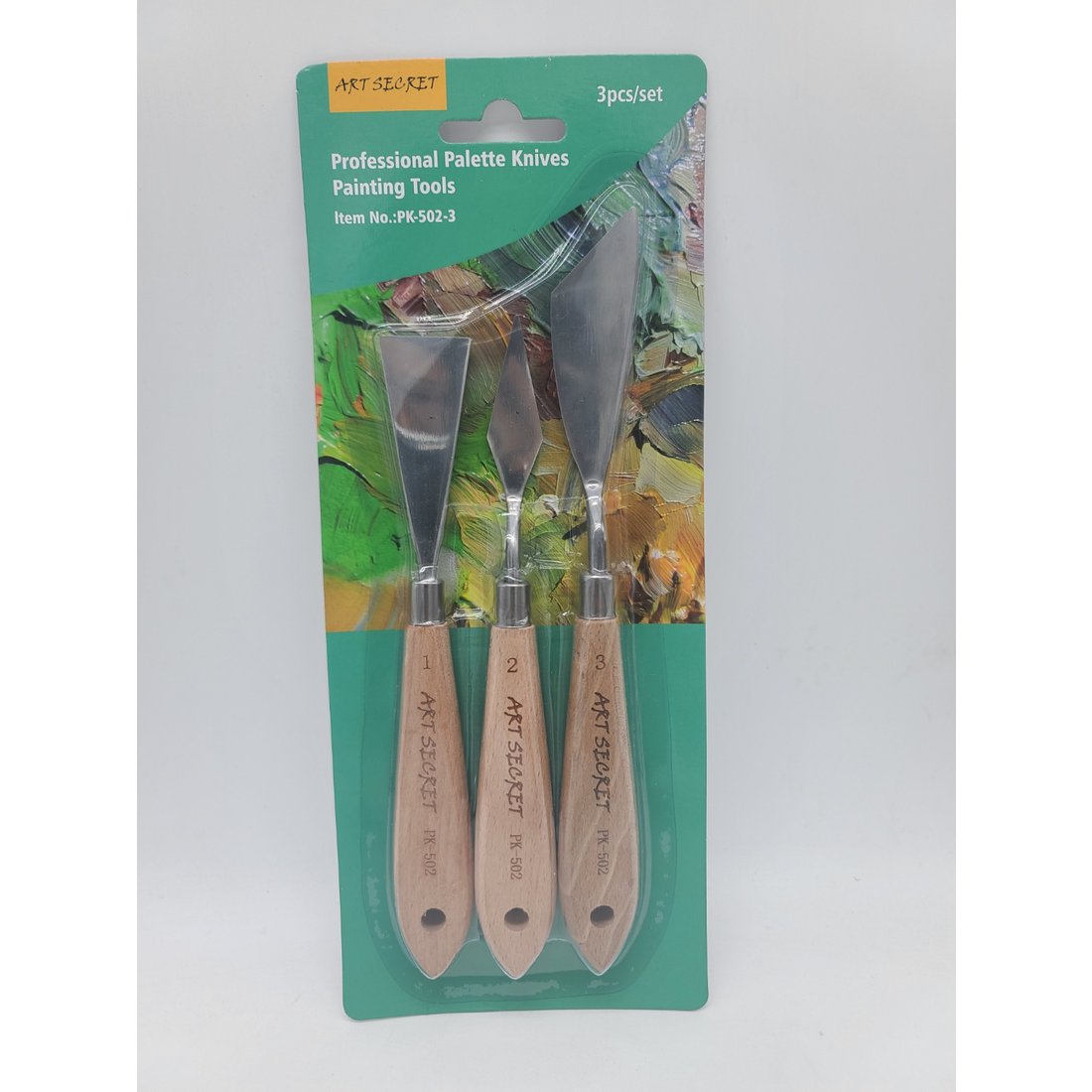아트시크릿 PK-502 유화 페인팅 나이프 세트 (3pcs), 믿고 사는 즐거움 SSG.COM