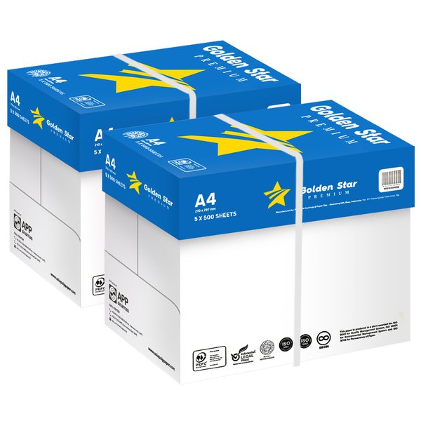 엑소 골든스타 A4 복사용지(A4용지) 75g 2500매 2BOX - SSG.COM