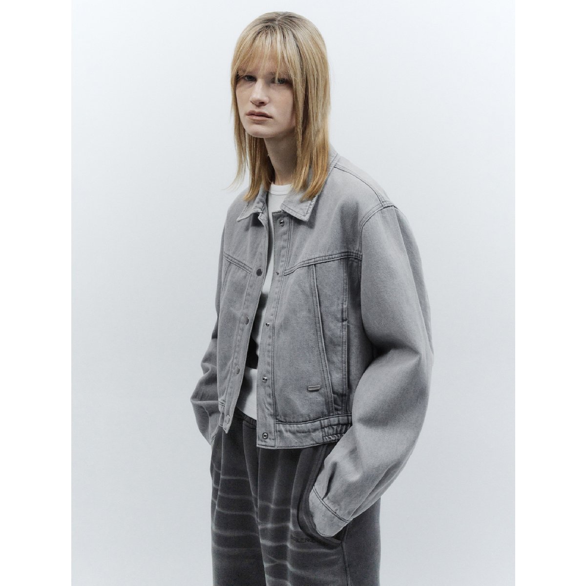 미니멀 데님 블루종 ASHED BLUE - SSG.COM