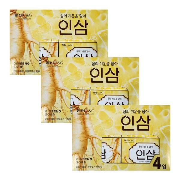 동산 인삼비누(90gX4개입) X 3개 - SSG.COM
