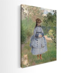 명화 액자 모네 소녀와 강아지 A2 (8542216) - SSG.COM