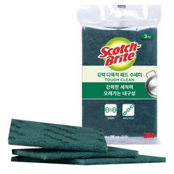 3M 스카치 브라이트 다목적 수세미(중) 3P - SSG.COM