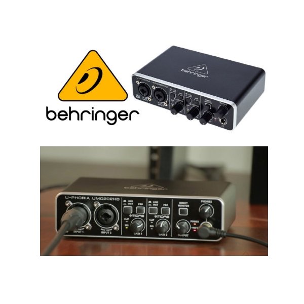 베링거 UMC202HD/BEHRINGER UMC202 오디오인터페이스 - SSG.COM