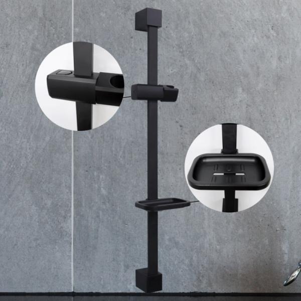 HLBATH 스텐레스 샤워기 슬라이드바 HWT 거치대 블랙 - SSG.COM