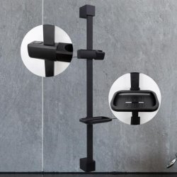 HLBATH 스텐레스 샤워기 슬라이드바 HWT 거치대 블랙 - SSG.COM