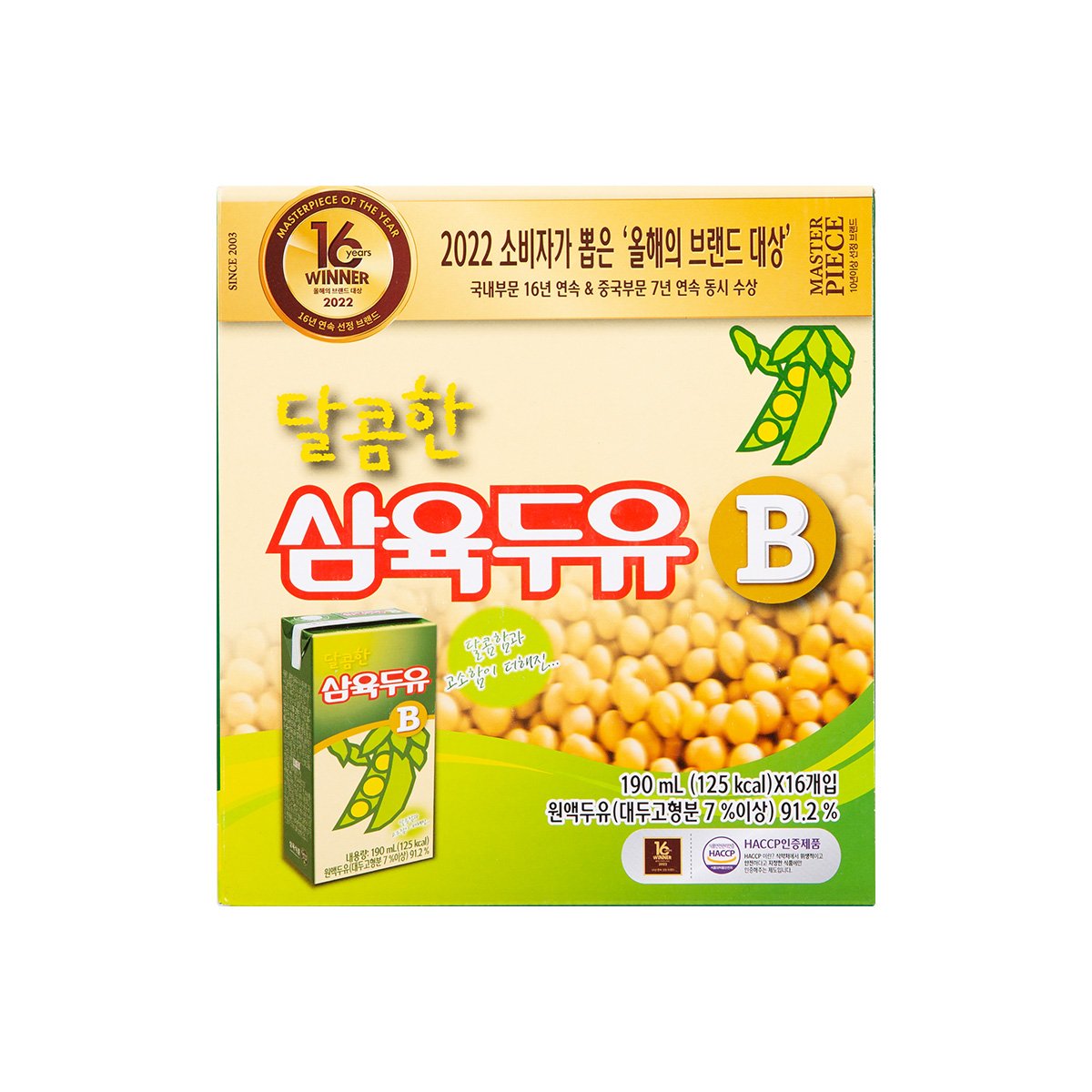 달콤한 삼육두유B 190mL*16EA - SSG.COM