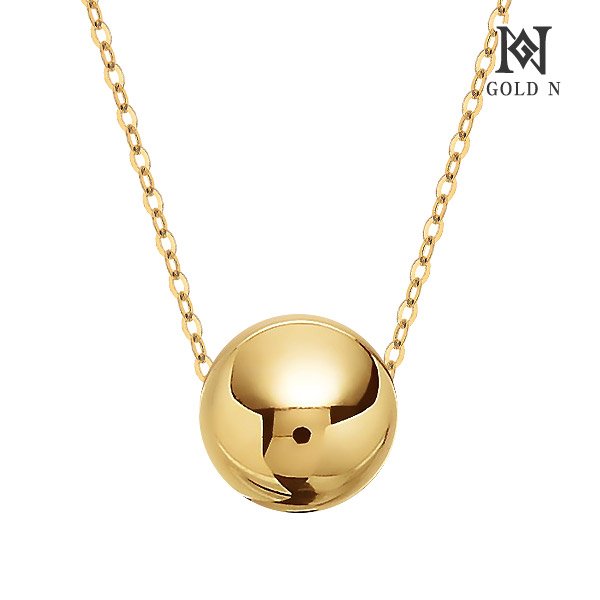 골드앤 14K 심플 골드볼 7mm 목걸이 YG - SSG.COM