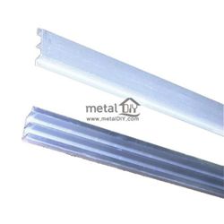 쌍홈 알루미늄 유리진열장 레일 2.4M - SSG.COM