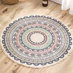 Home interior 태슬원형 미니러그 5타입 지름90cm - SSG.COM