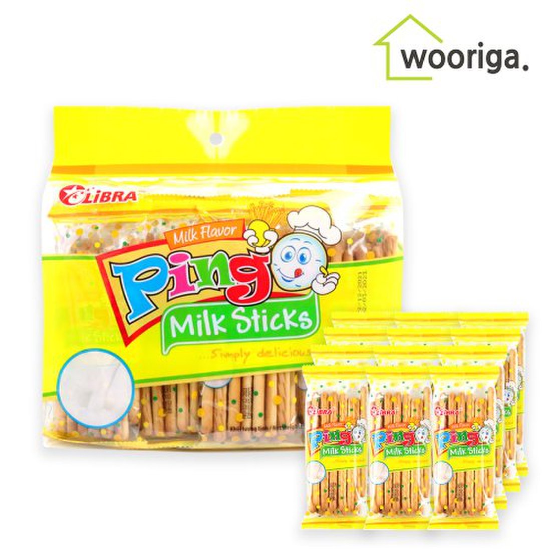 대용량 핑고 밀크스틱 525g 수입과자 막대과자 핑거스틱, 신세계적 쇼핑포털 SSG.COM