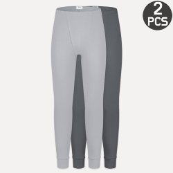 BYC 40수 겨울 남자내복바지 순면 양면 면100 내의 하의 2매입 - SSG.COM