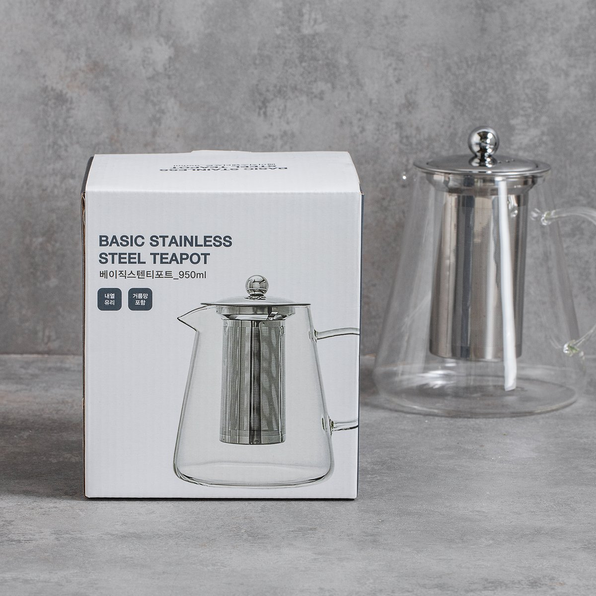 베이직 스텐 티포트 950ml - SSG.COM