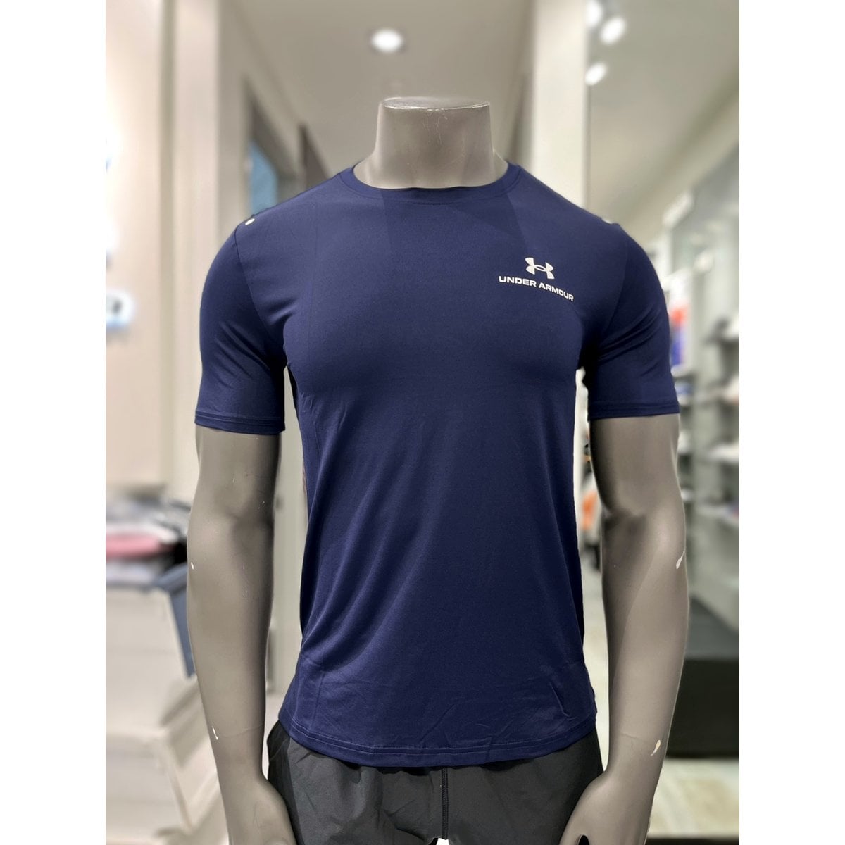 언더아머 러쉬 1366138 410 네이비 기능성 운동복 트레이닝복 루즈핏 반팔 반팔티 - SSG.COM
