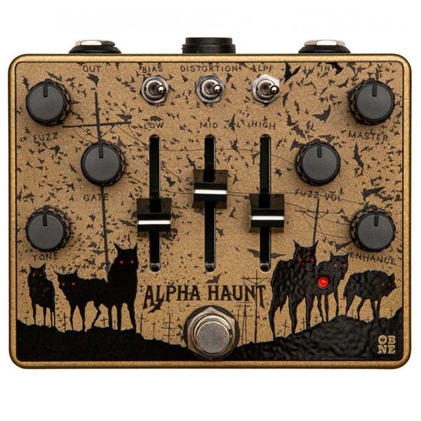 Old Blood Noise Endeavors/Alpha Haunt Gold Colorway Gate Fuzz with 12 ...