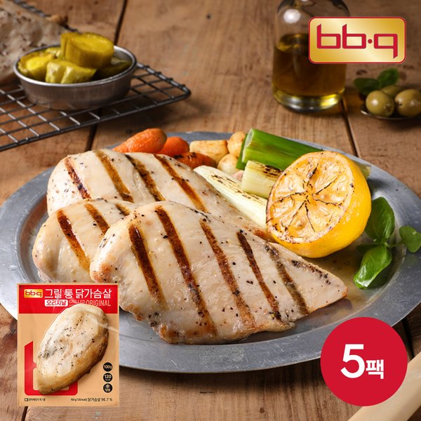 [BBQ] 그릴 통 닭가슴살 오리지널 100g 5팩 - SSG.COM
