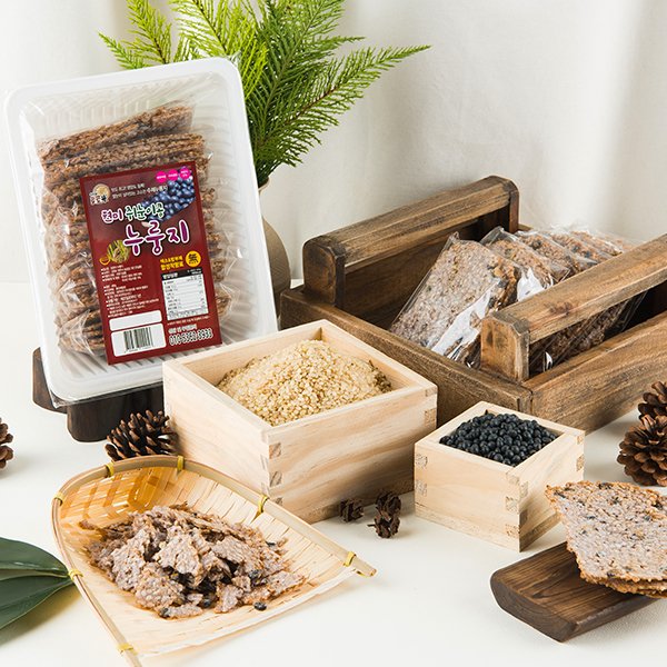 [원주 토토미누룽지]바삭한 현미쥐눈이콩누룽지 460g x 2팩 - SSG.COM