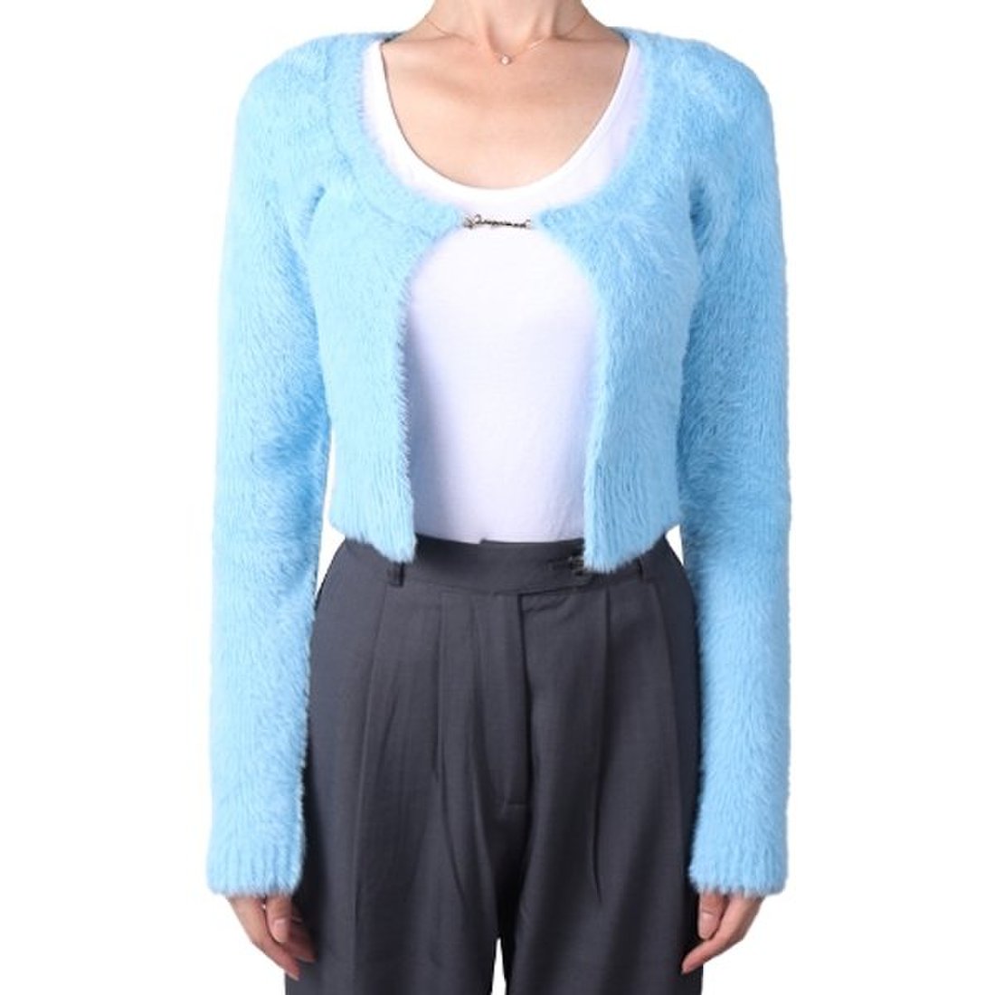 자크뮈스 23FW 여성 플러티 참 울 가디건 블루 223KN010 2380 330, 믿고 사는 즐거움 SSG.COM