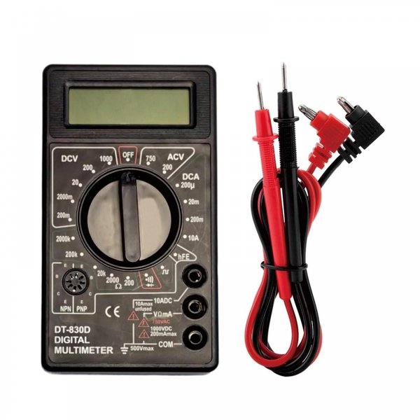 DT-830D LCD LCD 소형 디지털 테스터 멀티미터 한국어 설명서 포함 전압계 전류계 전도성 체크 - SSG.COM