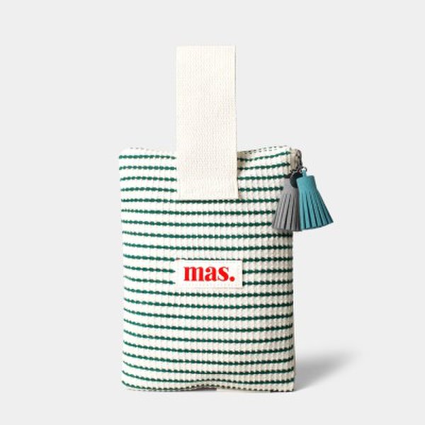 [텐텐단독 태슬증정~8/31] Strap pouch _ 와플 스트라이프 그린 - SSG.COM
